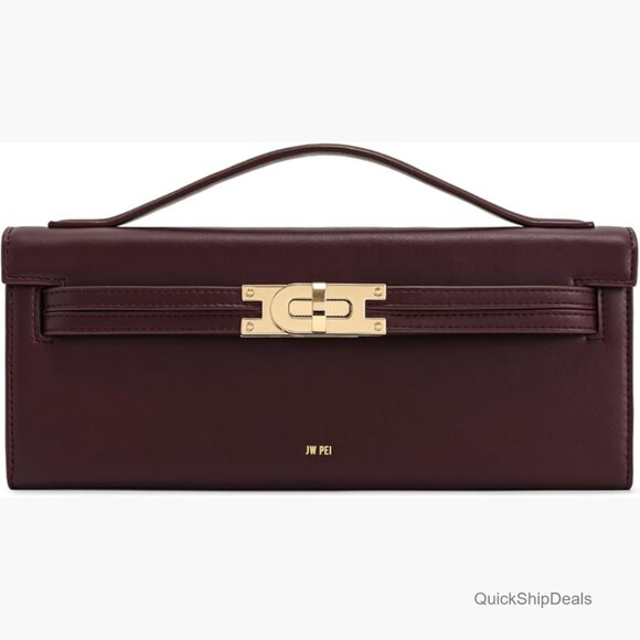 Bags | Structured Top Handle Bag With Vegan Leather And Gold Hardware ...